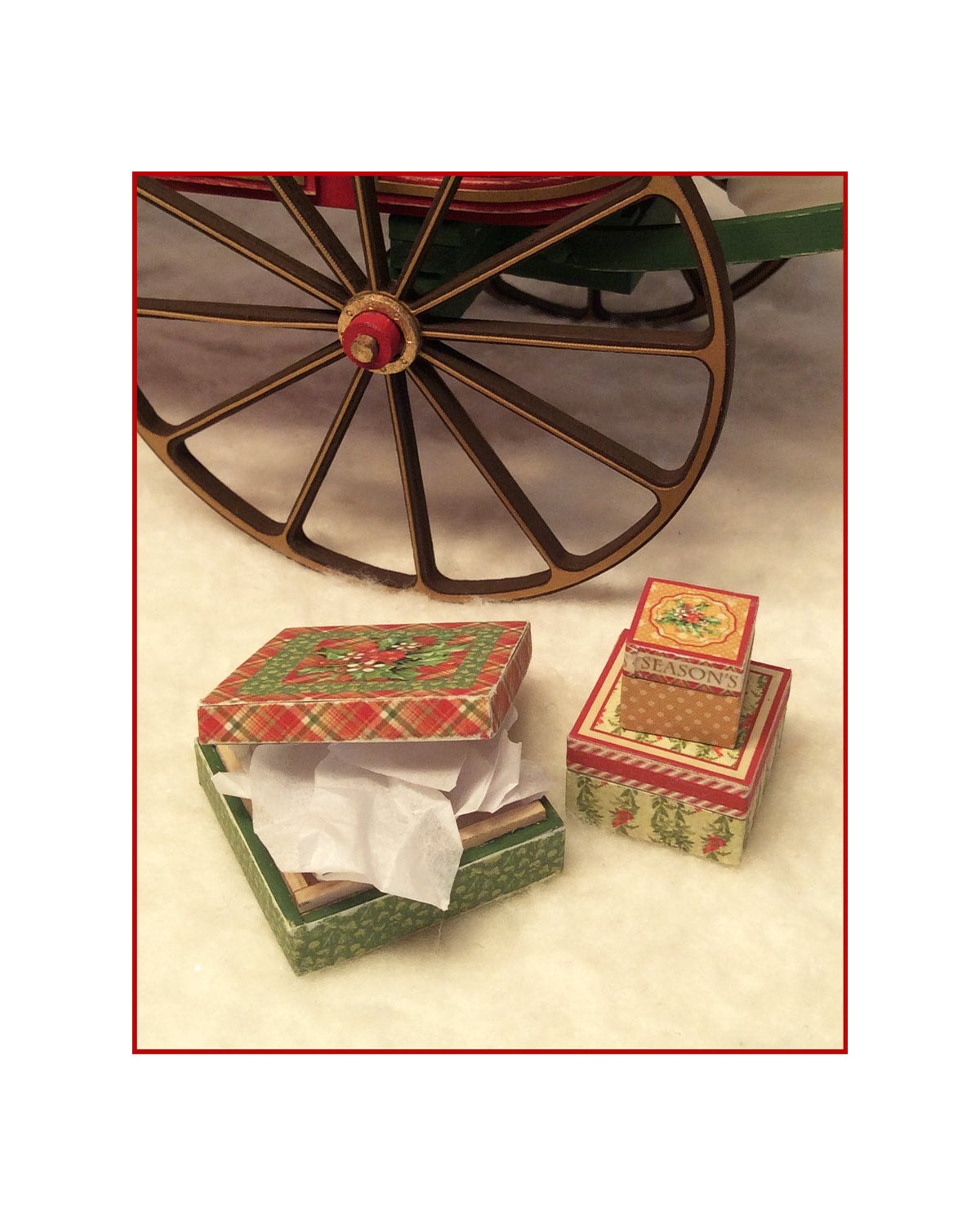 1" (1:12) Merry Stacking Boxes Kit | Robin Betterley's Miniatures