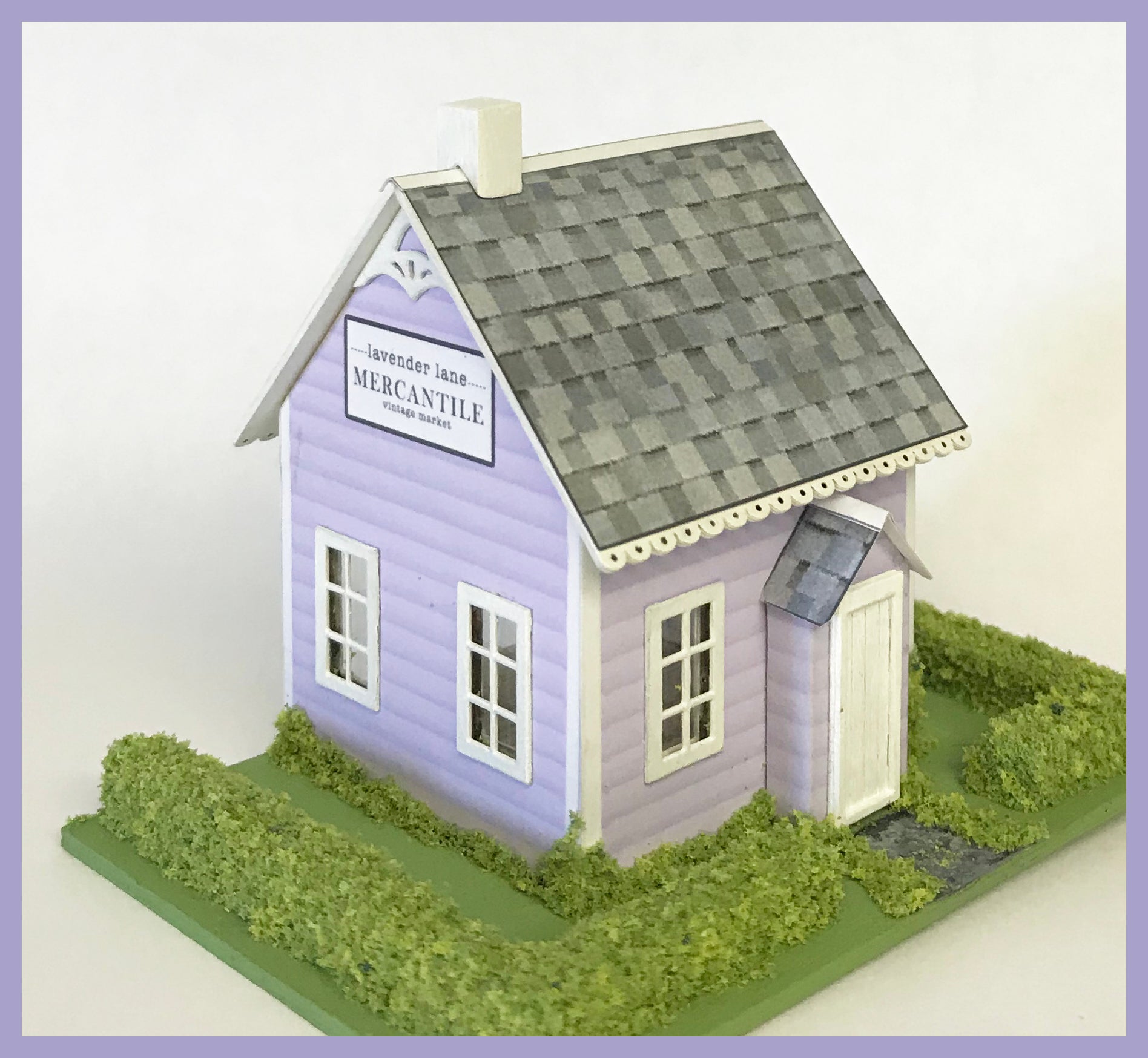 Watercolors - Lavender Lane House Kit (1:144) | Robin Betterley's ...
