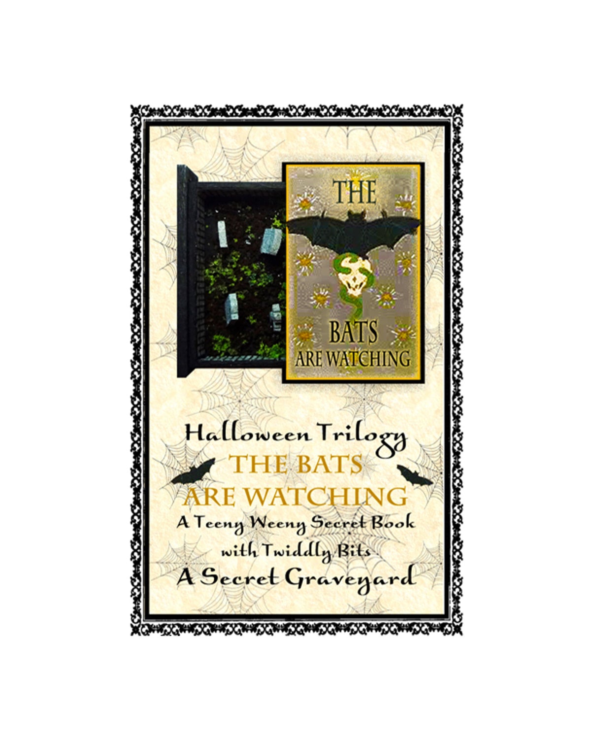 Teeny Weeny Secret Book - The Bats | Robin Betterley's Miniatures